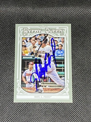 Starling Marte Pittsburgh Pirates 2013 Topps Gypsy Queen Signed Auto ...