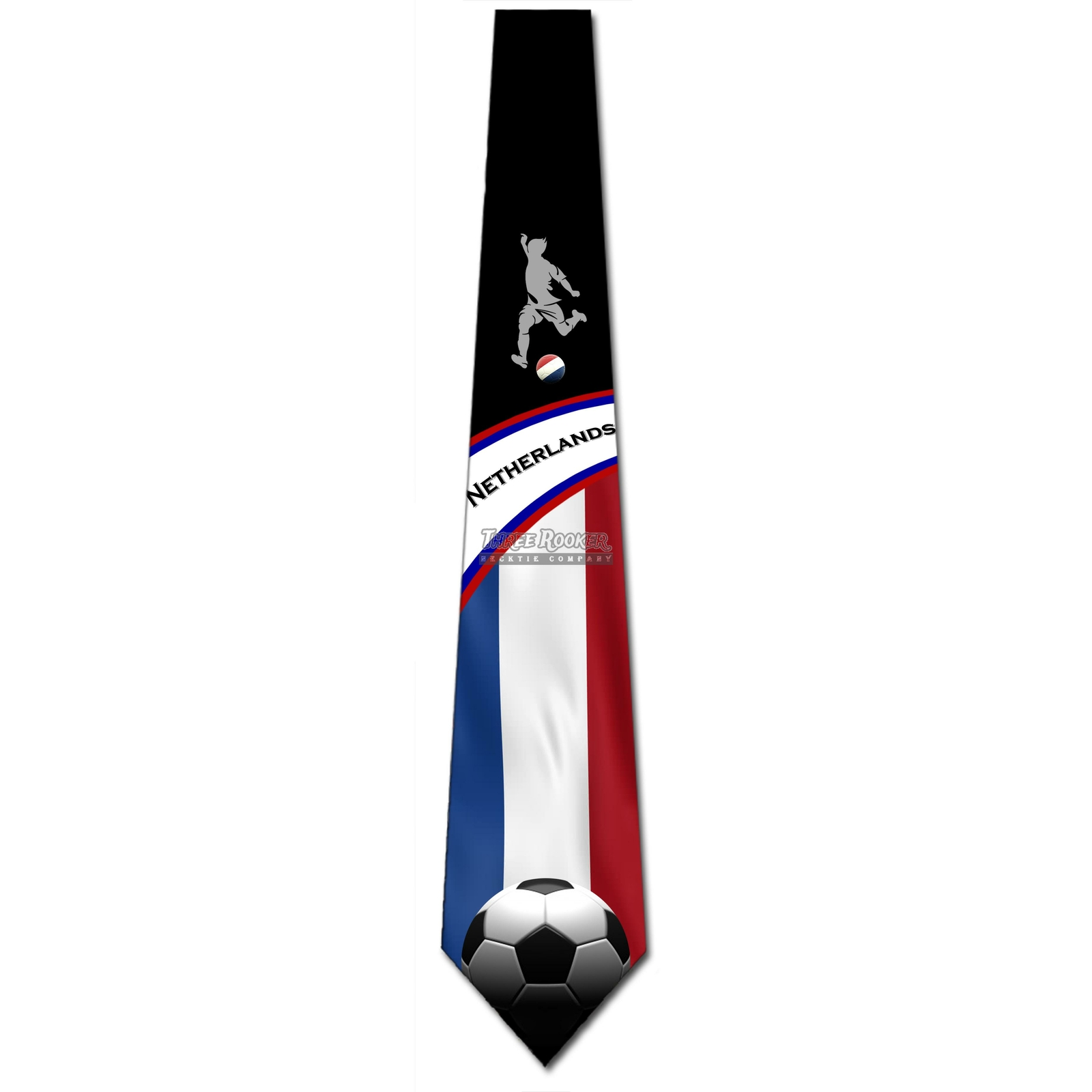 Netherlands Soccer Tie Men's Sport Neck Ties World Football Necktie ...