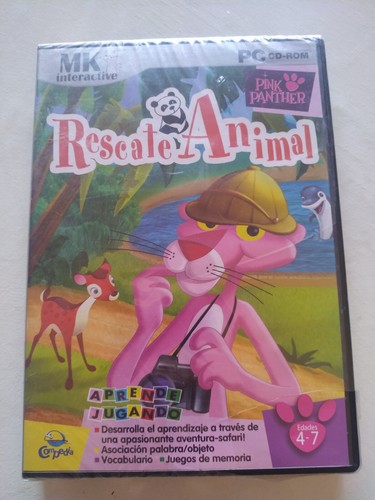 The Panther rosa Rescue Animal Set PC Cd-rom Spanish nuevo | eBay Australia