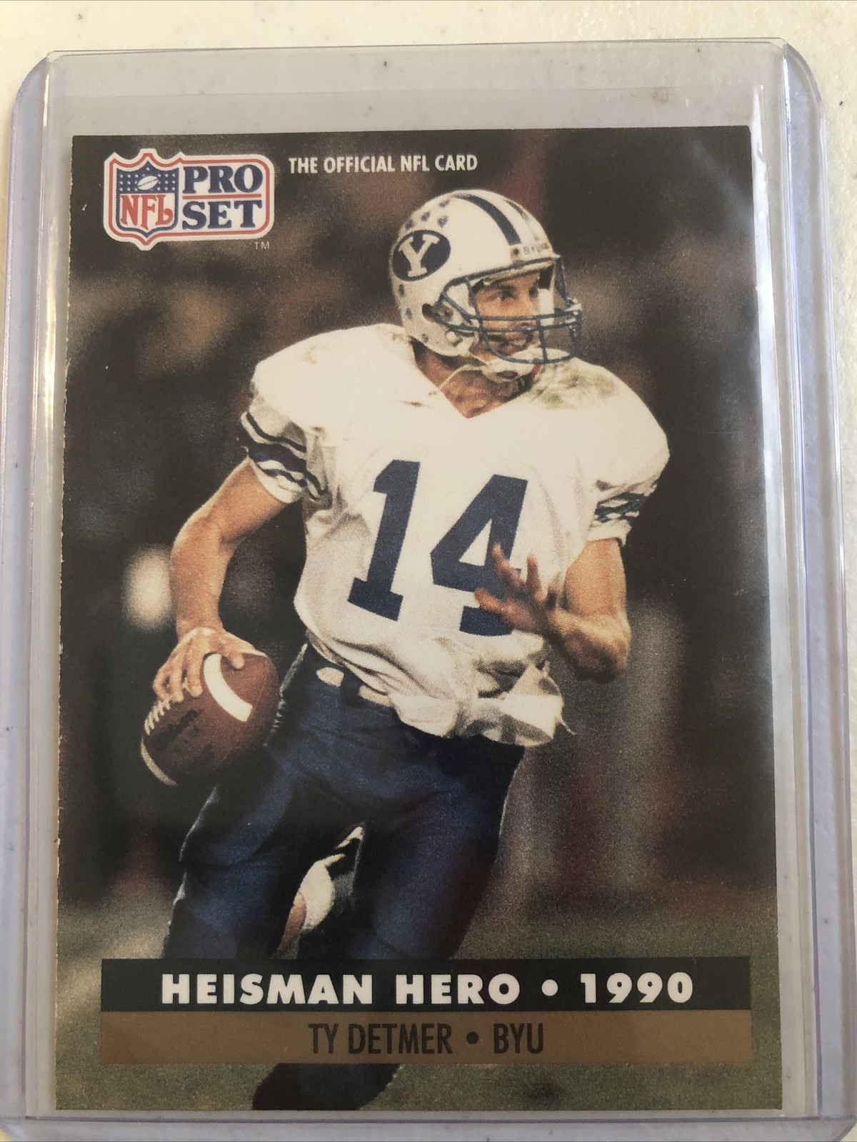 1991 PRO SET HEISMAN HERO # 37 TY DETMER ROOKIE BYU | eBay