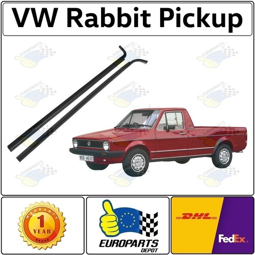 Volkswagen Rabbit Pickup MK1 Rubber Window Scraper Seal 2 Piece Set ...