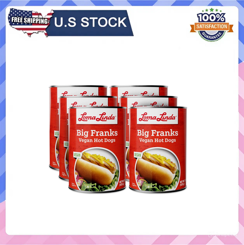 Loma Linda - Plant-Based Meats (Big Franks® (15 Oz.), 6 Pack) | eBay