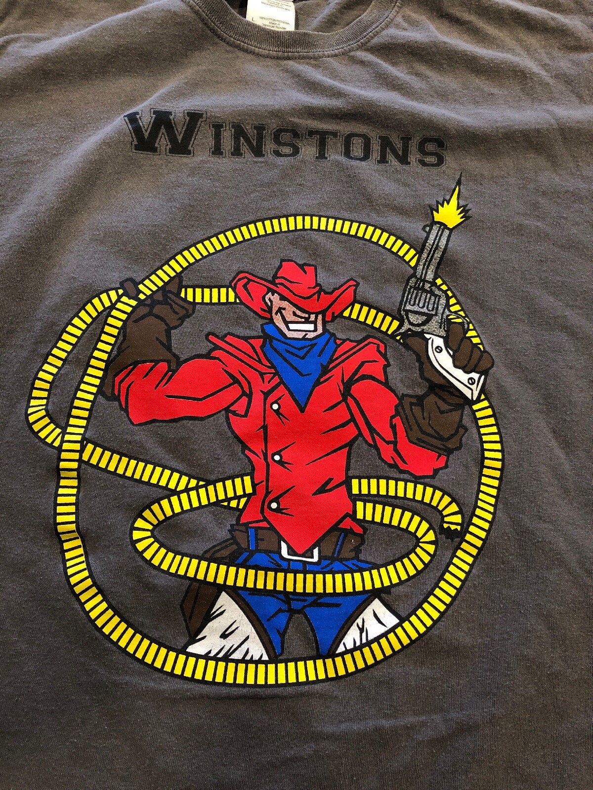 Vintage Winstons Cowboy Colt Rodeo Primus Shirt Size … - Gem