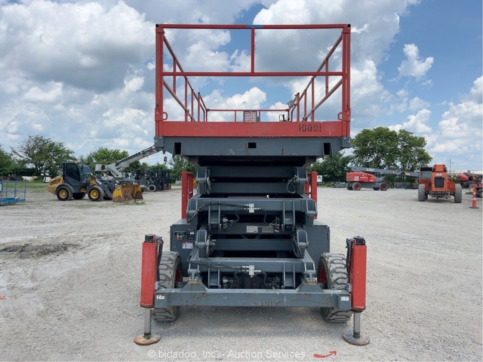 2017 Skyjack SJ 9250 50' Rough Terrain Scissor Lift Man Aerial bidadoo ...