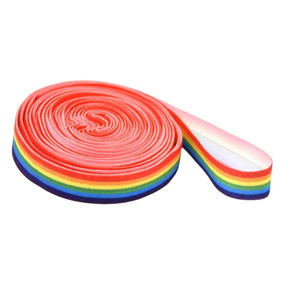 Elastic Jumping Rope Game Elastic Jump Rope Colorful Stretch Skip Rope ...