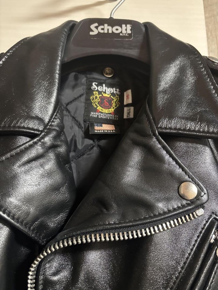 Schott 613UHT Horse Leather Long Coat 36 Rare Vintage Excellent Condition | eBay