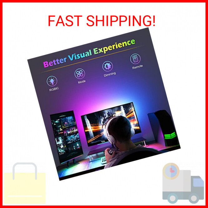 WILLED RGB Under Monitor Light Bar, Gaming Lights for Gaming Setup, RGB ...