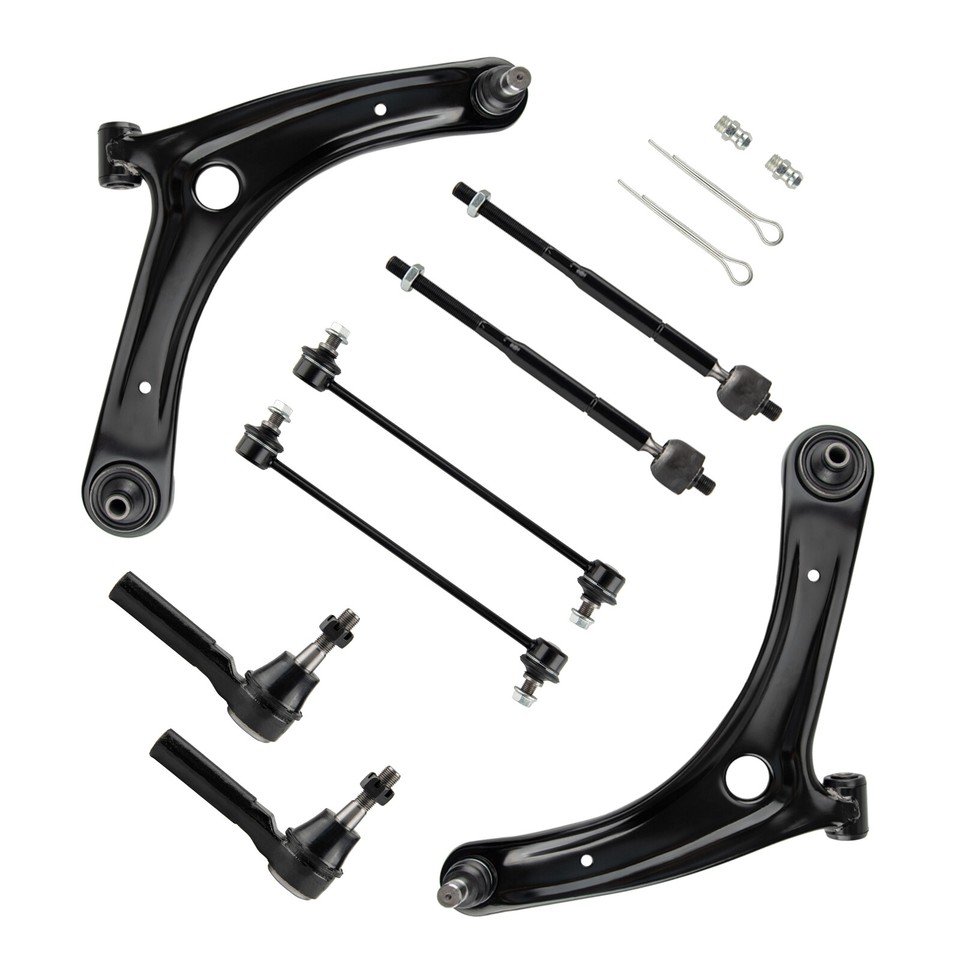 Suspension Front Lower Control Arms Tie Rods Sway Bars For Dodge ...