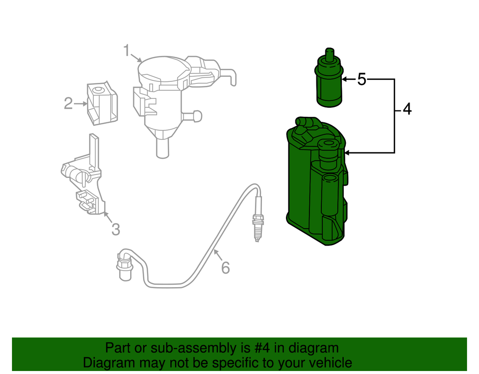 Genuine Mercedes-Benz Vapor Canister 205-470-40-00 | eBay