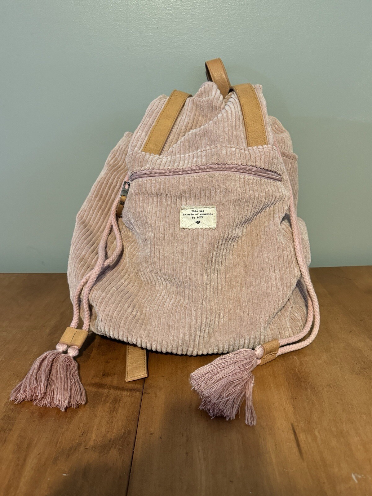Roxy corduroy backpack women's Pink | eBay