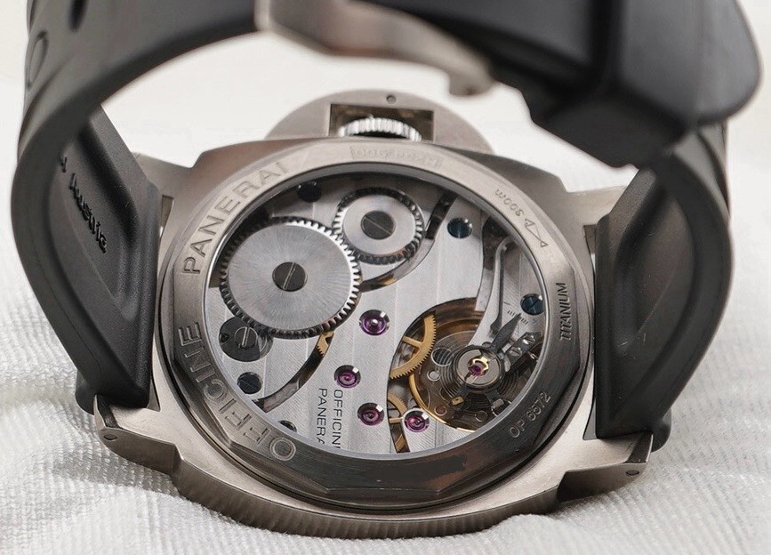 Panerai Luminor Marina PAM00177 - Open Case Back - 44MM - Black Dial ...