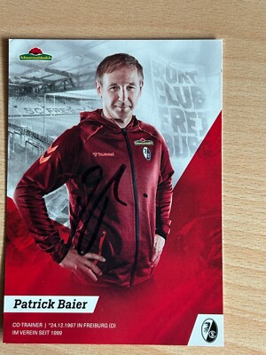 Patrick Baier SC Freiburg Autogrammkarte original signiert #S20920 ...