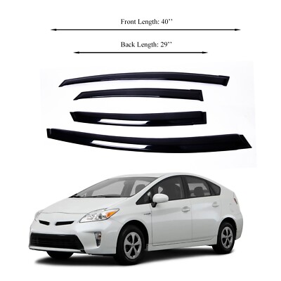 Fits Toyota Prius 2009-2015 Side Window Visor Sun Rain Deflector Guard ...