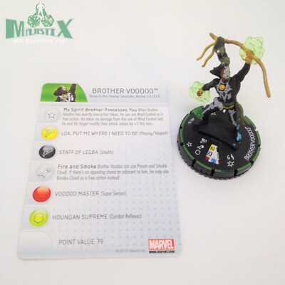 Heroclix Amazing Spider-Man set Brother Voodoo #017b Prime figure w ...
