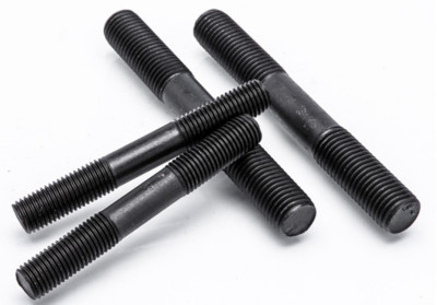 2pcs M12*1.75*200mm Black Oxide Steel Double End Threaded Studs | eBay