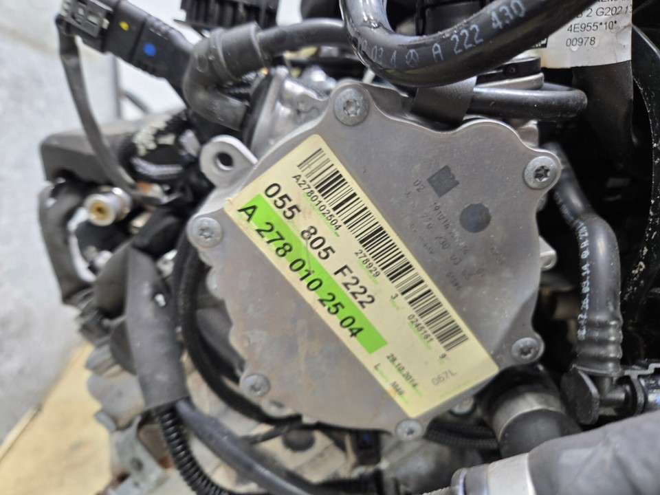2014-2019 Mercedes-Benz S550 W222 M278 Complete Engine Motor Turbo ...