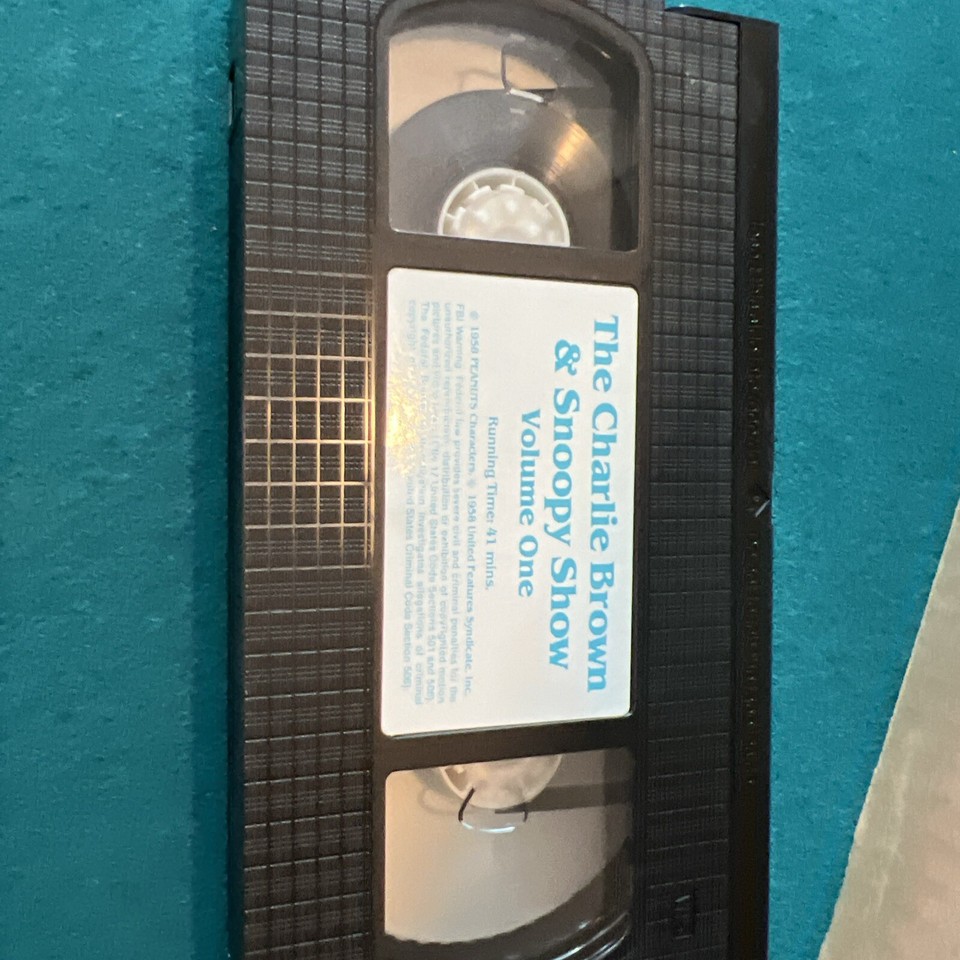 The Charlie Brown & Snoopy Show Volume One VHS | eBay