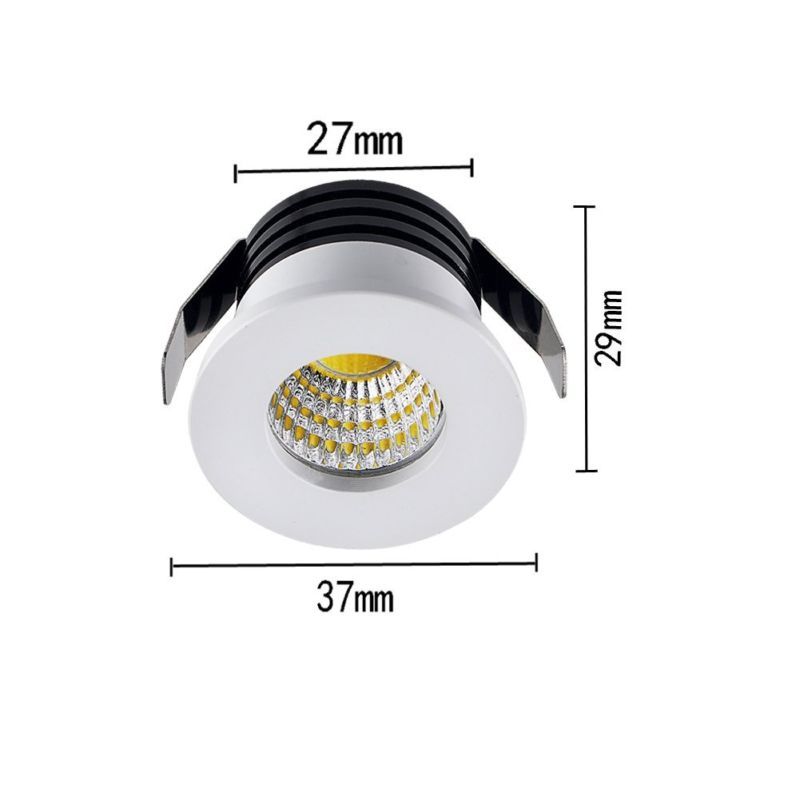 5pcs 3W LED Recessed Small Cabinet Mini Spot Lamp Ceiling Downlight Kit ...
