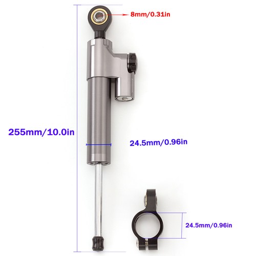 FXCNC Motorcycle Steering Damper Stabilizer Linear Reversed Control ...