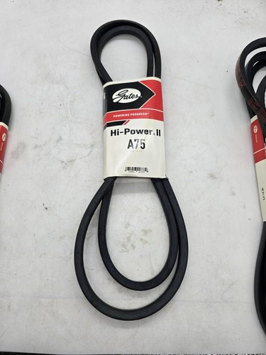 Gates Hi-Power II V Belt A75 1/2 X 77 INCH | eBay