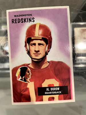 1955 BOWMAN #77 AL DOROW WASHINGTON REDSKINS FOOTBALL CARD NM/MT | eBay
