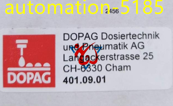 DOPAG High pressure Grease Ration Valve 401.09.01 new fedex or DHL | eBay
