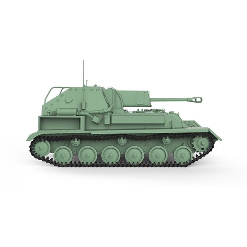 SSMODEL SS72611 1/72 25mm Military Model Soviet SU-76M 76mm ZiS-3 Tank ...