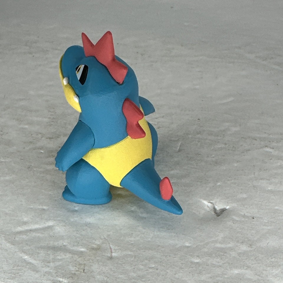 Pokemon Scale World 2.25" 1:20 Scale Croconaw Alligates Mini Figure ...