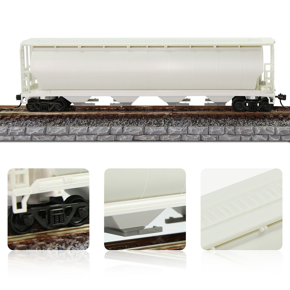Evemodel HO Scale 1:87 Blank Unassembled Grain Hopper Model Railway ...