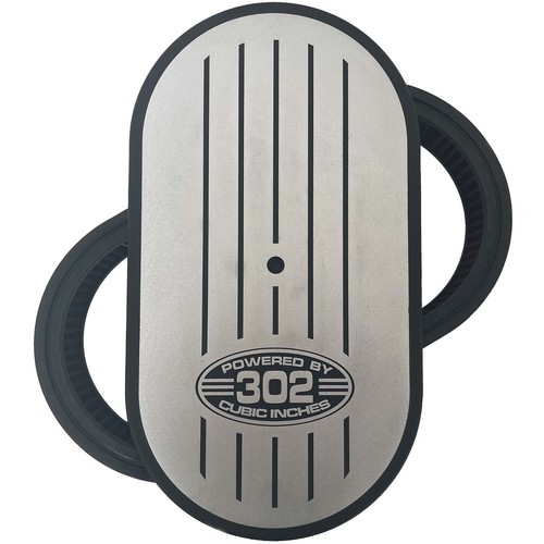 Ford 302, Powered by 302 Cubic Inches, 15" Oval Air Cleaner Kit - Ansen ...