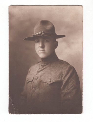 Vintage Photo WW1 Soldier Handsome Man Mililtary Portrait Photograph | eBay