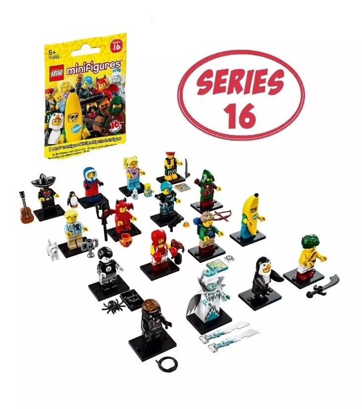 LEGO Collectible Minifigures Series 16 Complete Set of 16 minifigures ...