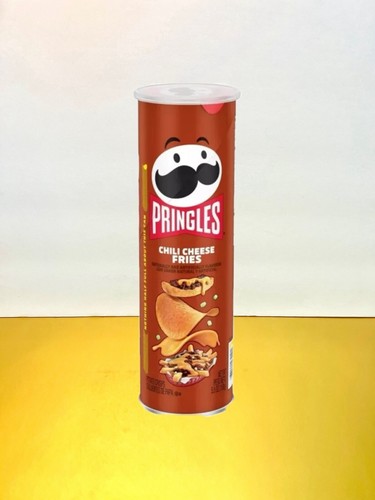 〽️New Pringles Chili Cheese Fries Cheddar Beef Flavor Potato Crisps ...