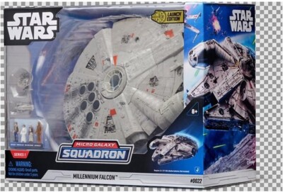Star Wars Launch Edition Micro Galaxy Squadron Millenium Falcon Series ...