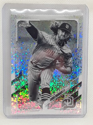 Chris Paddack 2021 Topps Chrome Black & White Mini-Diamond #78 San ...