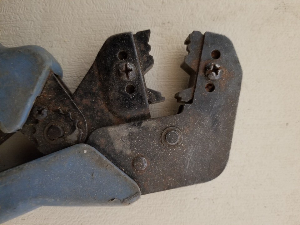 AMP Ratcheting Modular Plug Hand Crimp Tool Ethernet | eBay