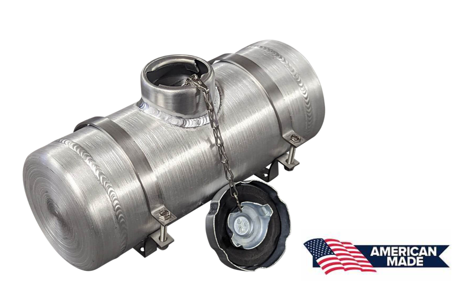 4x8 Center Fill Spun Aluminum Gas Tank .39 Gallon Mini Bike Fuel Tank 1 ...