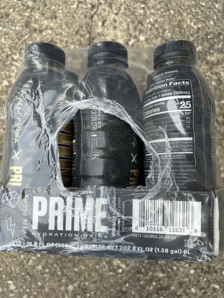 Peso Pluma Prime Hydration 12pk Orange Mango **RARE** Only Sold In FLA ...