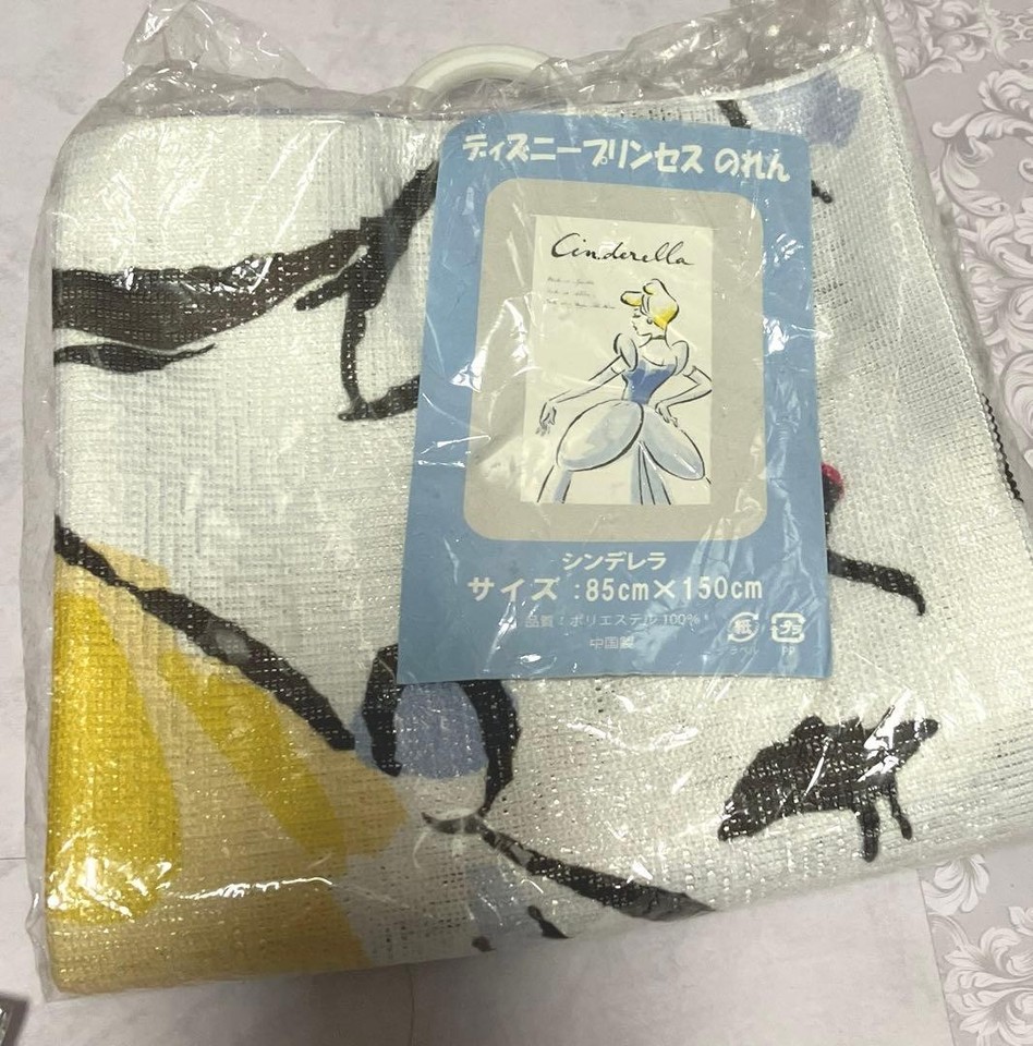 Disney Cinderella Noren Curtain Polyester 85x150cm | eBay