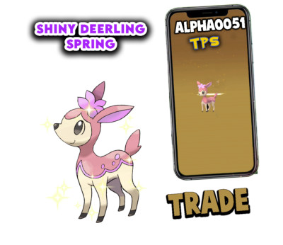 Pokemon Shiny Deerling Spring Trade Registered or Ultrafriend | eBay
