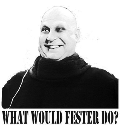 The Addams family Uncle Fester What would Fester do? t-shirt ss, 100% ...