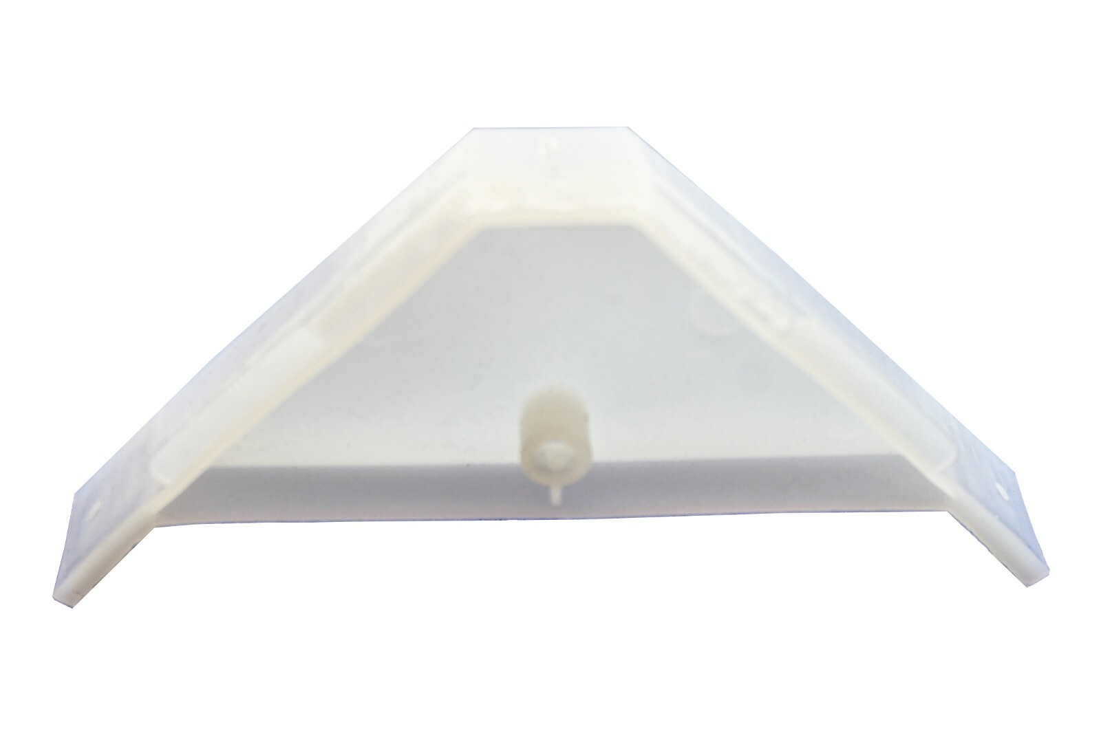 90 Degree Cabinet Triangle Bracket, Plastic, White Corner Support ...