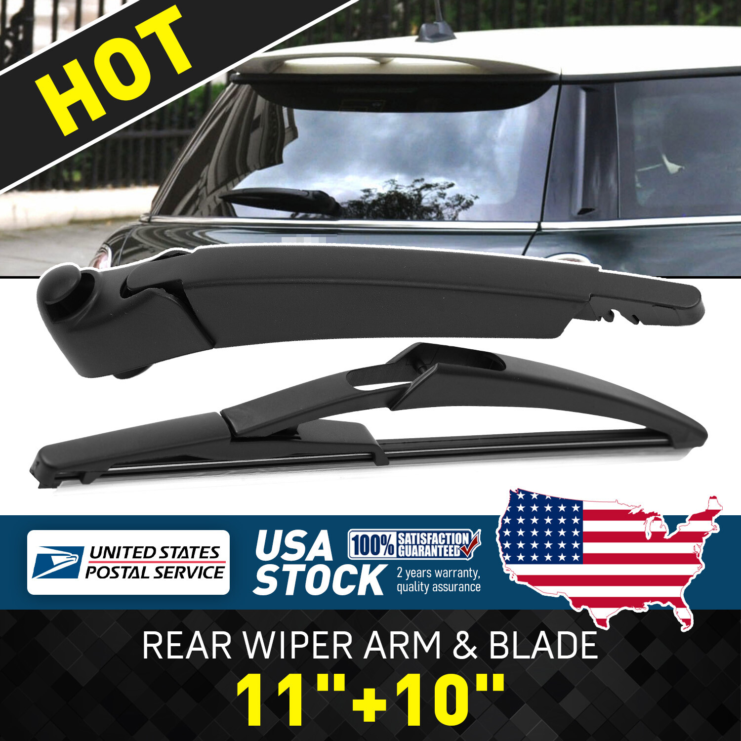 Direct For Mini Cooper S R56 2007-2015 Rear Windshield Wiper Arm ...