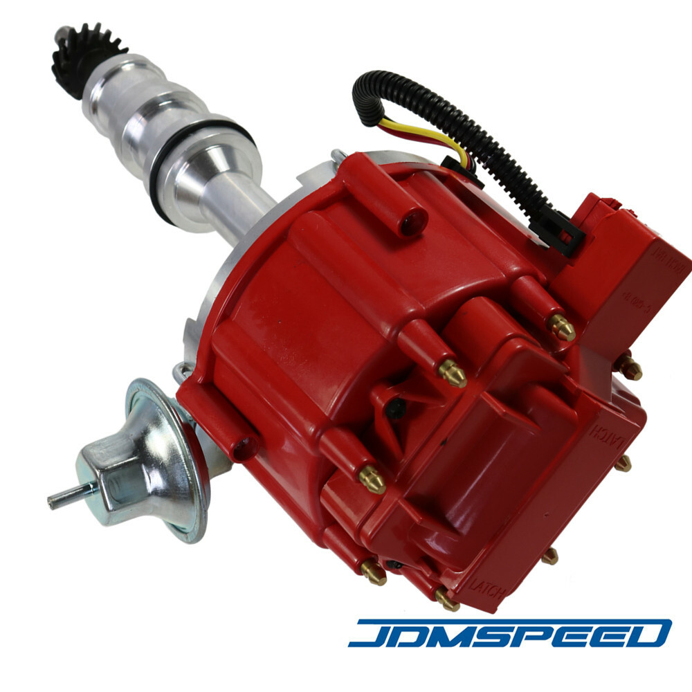 For Ford FE HEI Distributor V8 Engines Red Cap 65000 Volt 352 360 390 ...