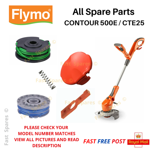 FLYMO Contour 500E CTE25 Trimmer Strimmer - All Spare Parts FAST POST ...