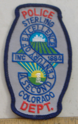 STERLING COLORADO POLICE FABRIC PATCH | eBay