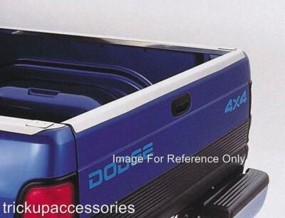 TAILGATE CAP FOR CHEVY S10 STEPSIDE PICKUP 94-04 Mirror Stainless Steel ...