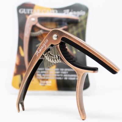 ADAGIO PRO CAPO Acoustic, electric, classical guitars + banjo BRONZE ...