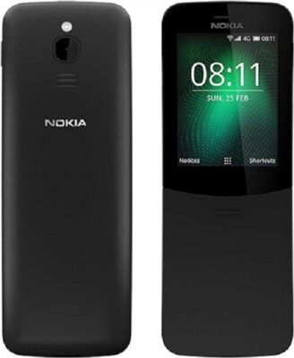 Nokia 8110 4G Dual Sim Black Folding Mobile Phone Unlocked to all ...
