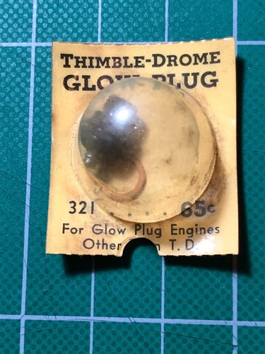 Vintage Cox Thimble-Drome Glow Plug #321 - New Old Stock | eBay